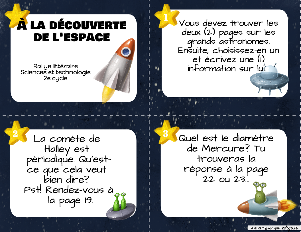 À la découverte de l'Espace CAT, CM2, CM1, CE2, Exercices et activités ...