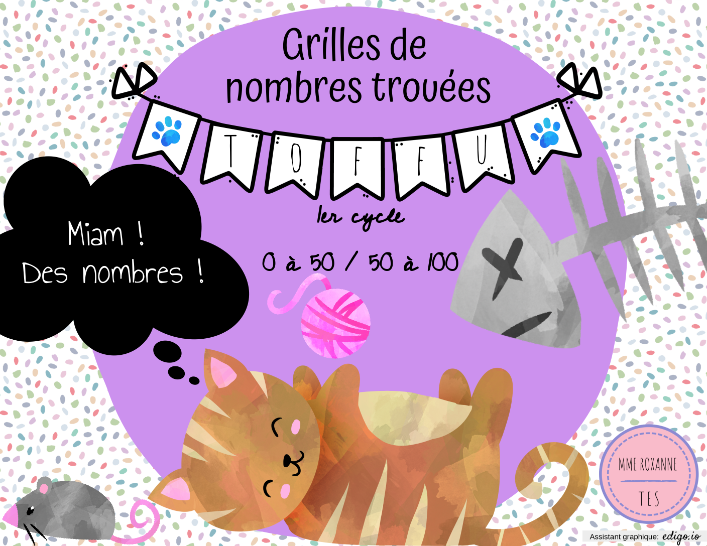 Grilles de nombres trouées, 2e année, 1re année, Cartes à tâche ...