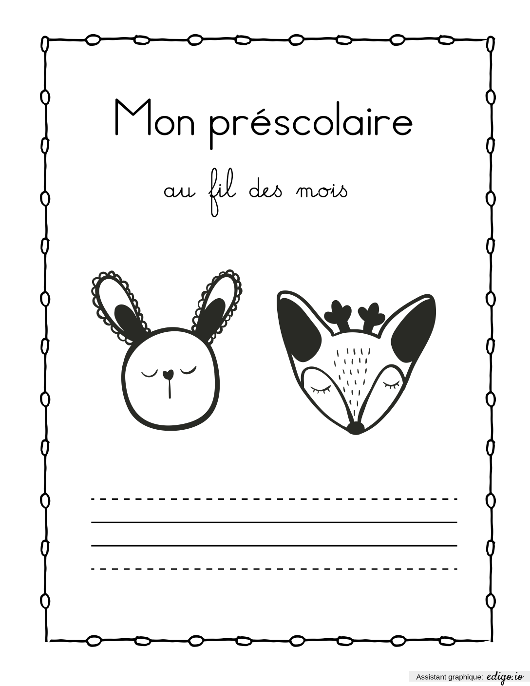 Mon autoportrait au fil des mois, MS et GS, Exercices et activités ...