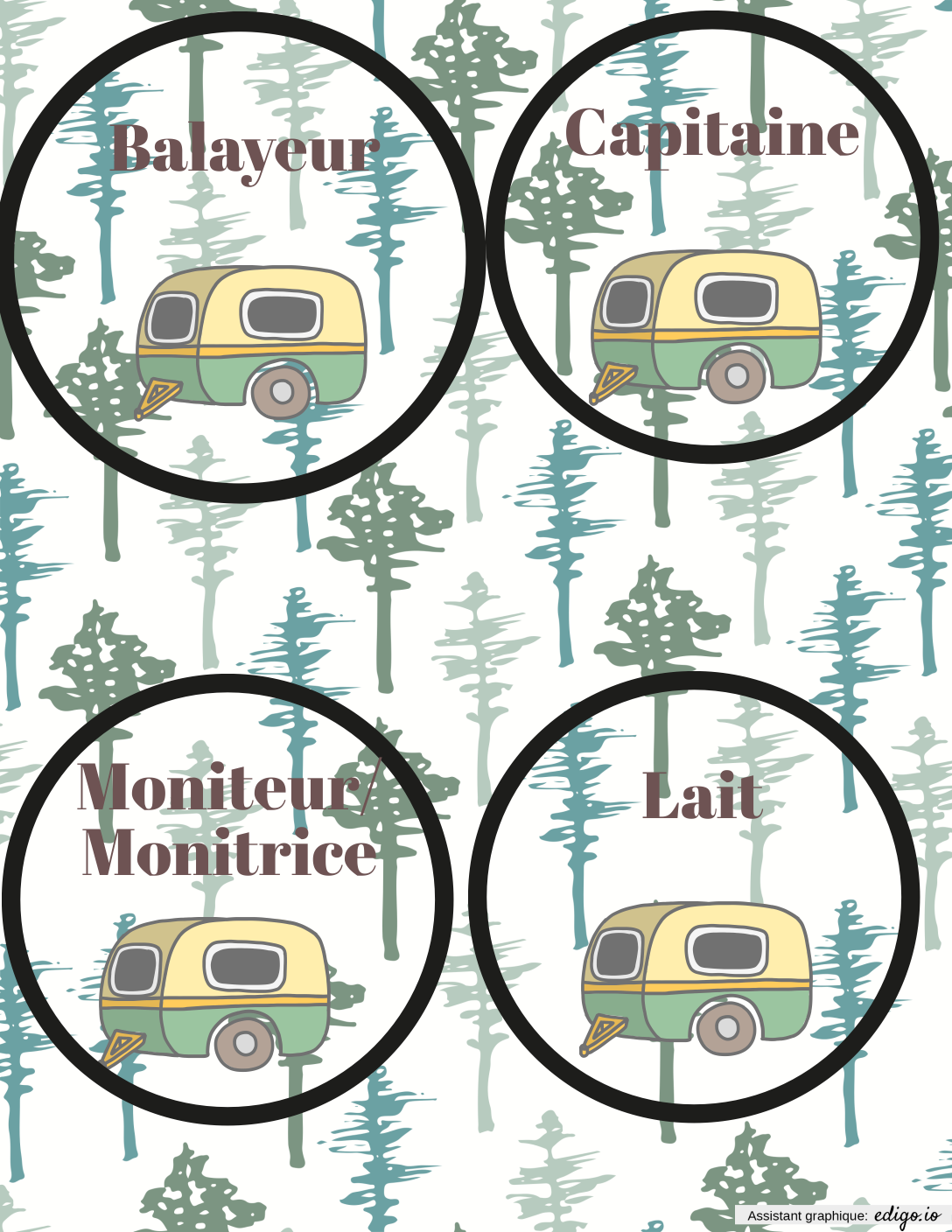 Classroom Jobs - Camping Theme, Third grade, 2nd grade, 1st grade ...