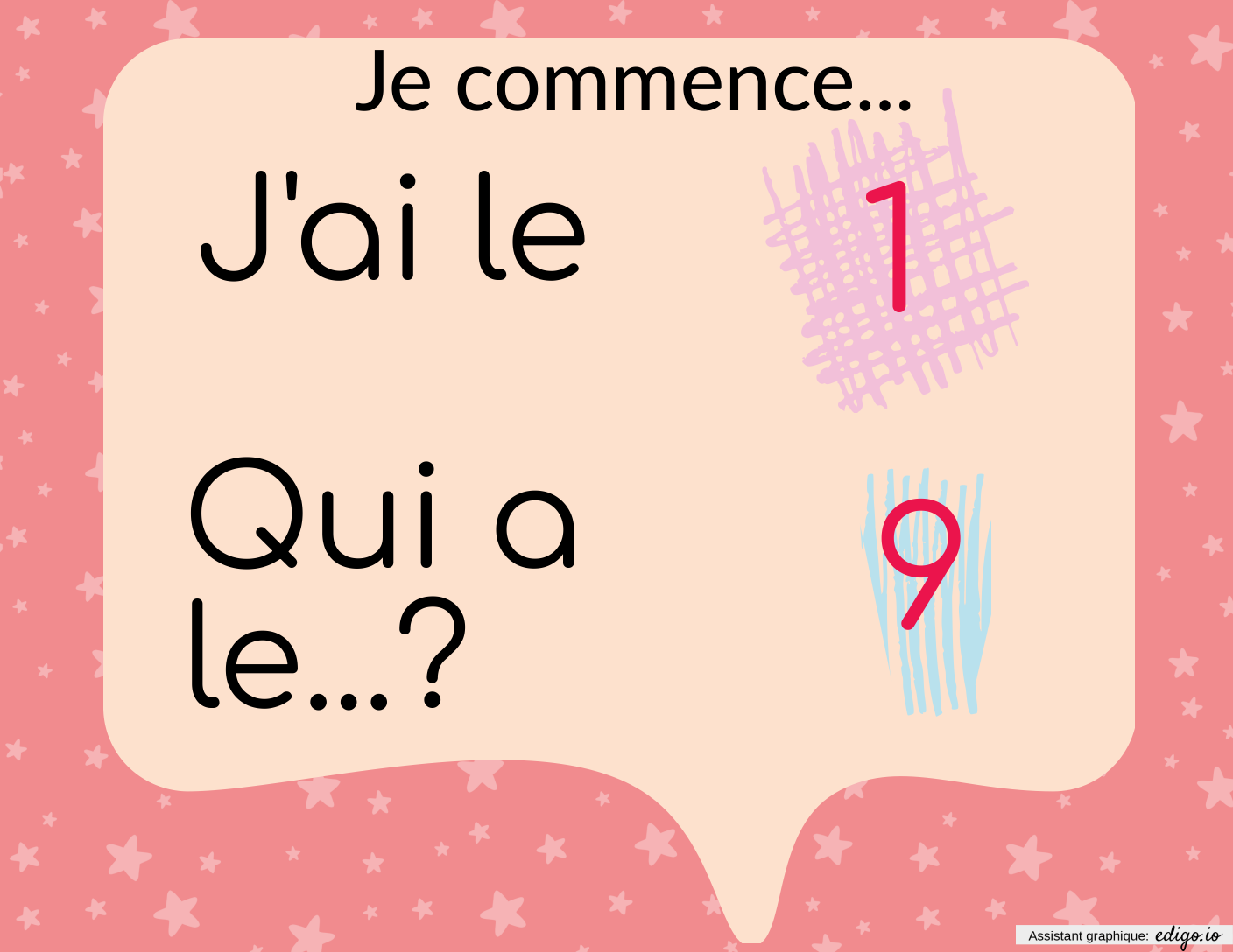 J'ai.. qui a de 1 à 10, Préscolaire, Petite enfance, Cartes à tâche ...