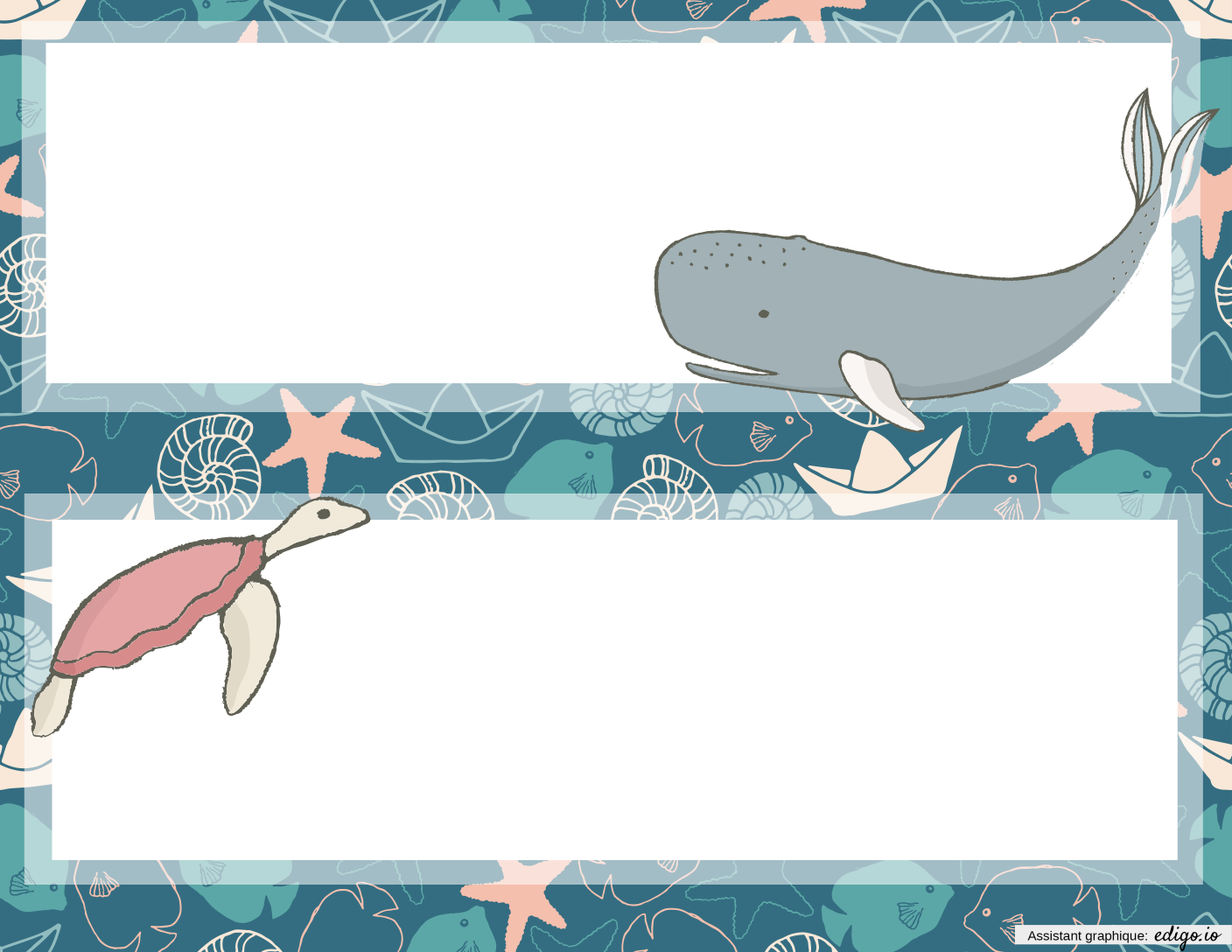 Under the Sea - Locker Tags, 3e année, 2e année, 1re année, Petite ...