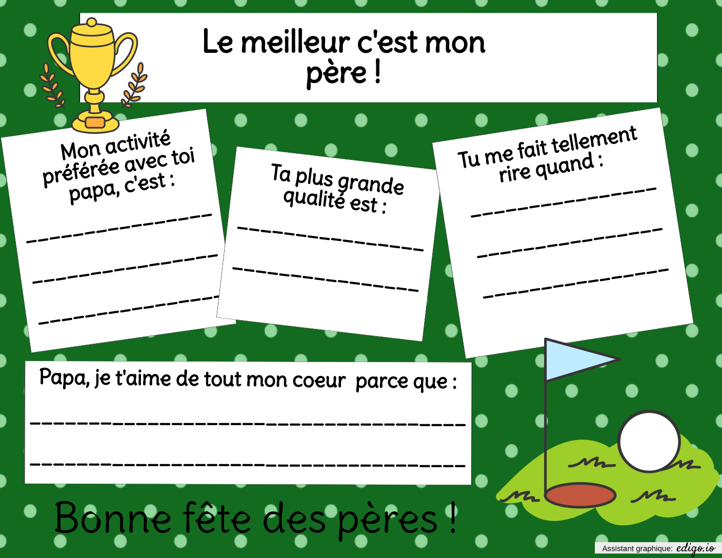 Fête des pères !, - Edigo