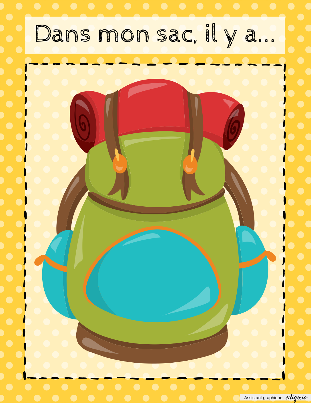 Dans mon sac, il y a..., 3e année, 2e année, 1re année, Affiches ...