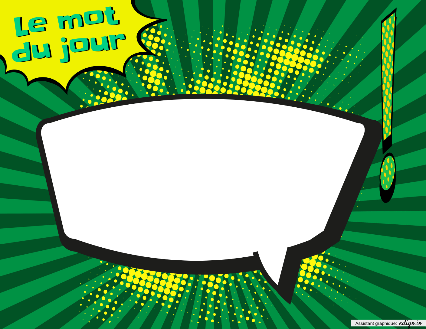 Le mot du jour, 5e année, 4e année, 3e année, 2e année, 1re année ...