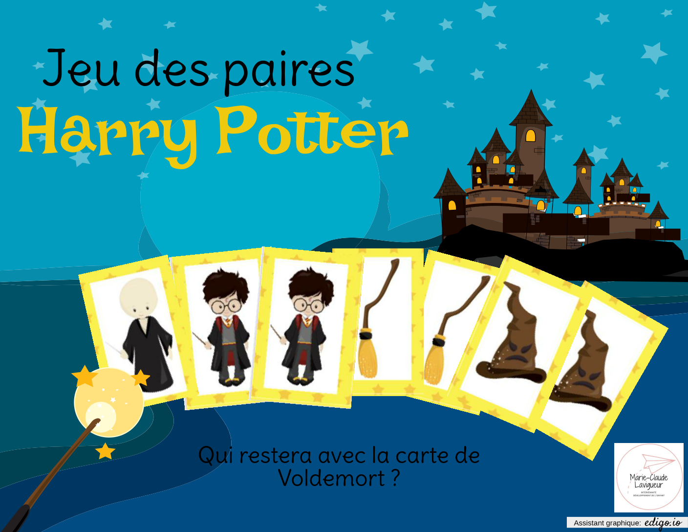 Jeu des paires - Harry Potter, 4e année, 3e année, 2e année, 1re année ...