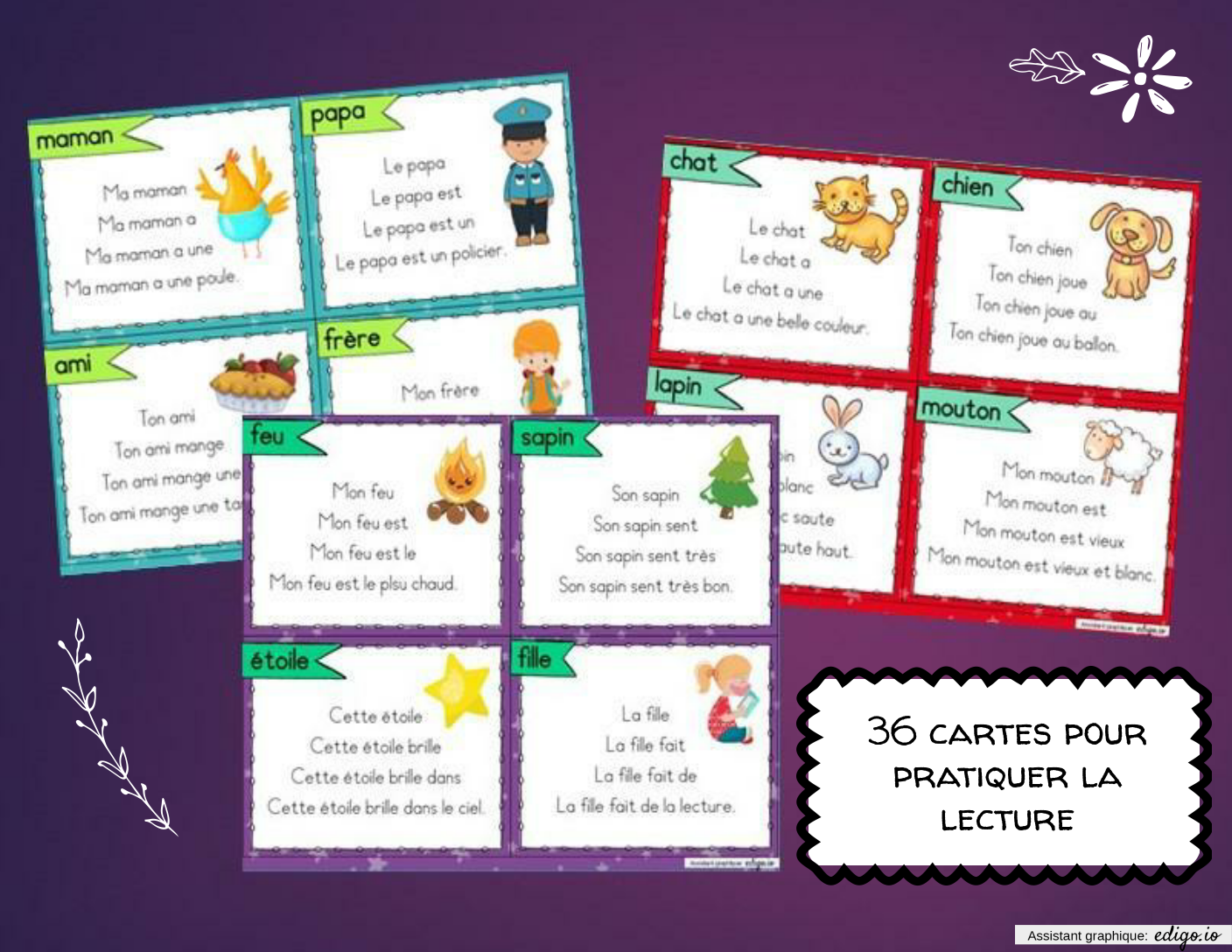 Lecture, CE1, CP, Exercices et activités, Cartes à tâche, Autres ...