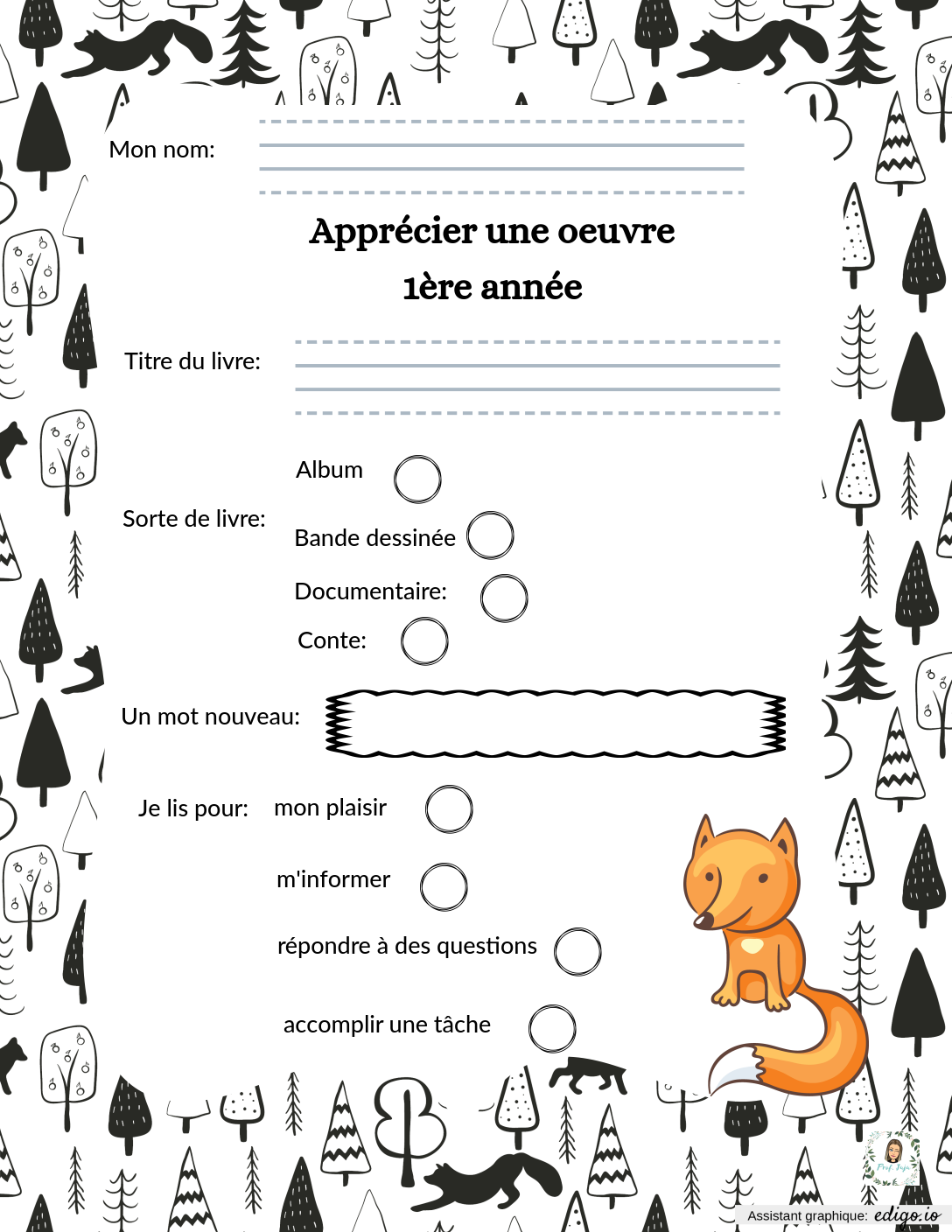 Apprécier une oeuvre 1er cycle, 1re année, Exercices et activités ...