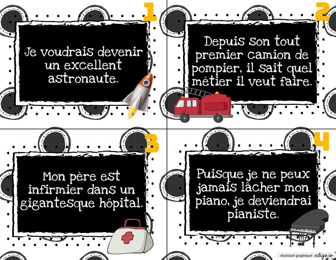 Les classes de mots, métiers, 6e année, 5e année, 4e année, 3e année ...