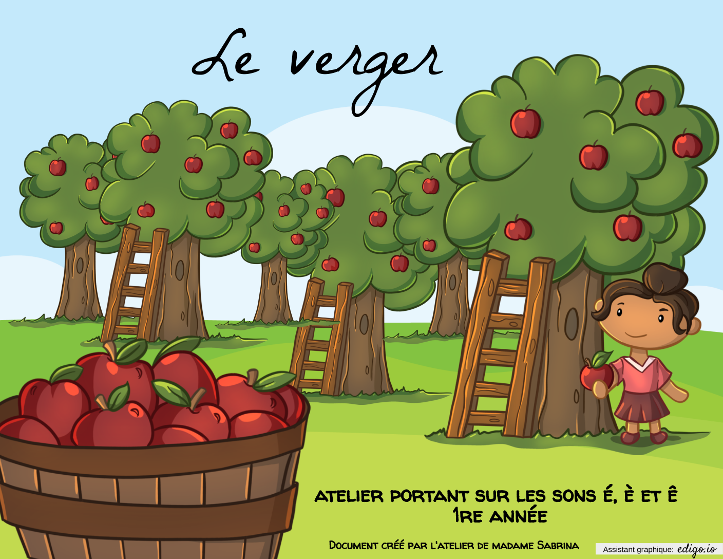Le verger, CP, Exercices et activités, Lecture, Écriture, Grammaire - Edigo