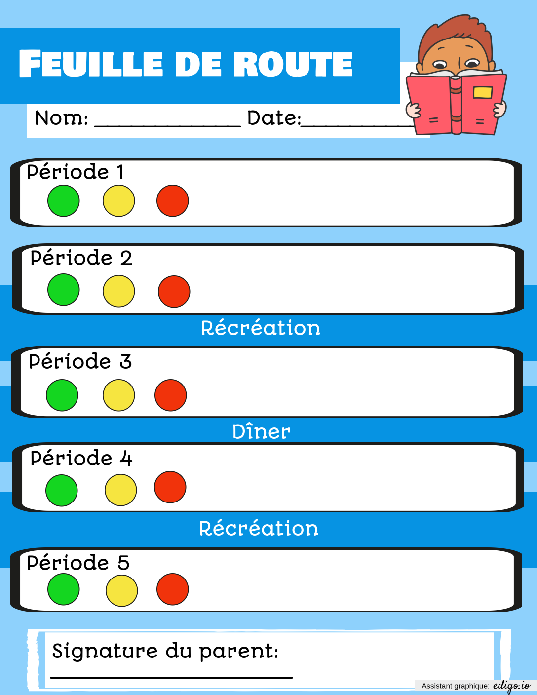 Feuille de route, - Edigo