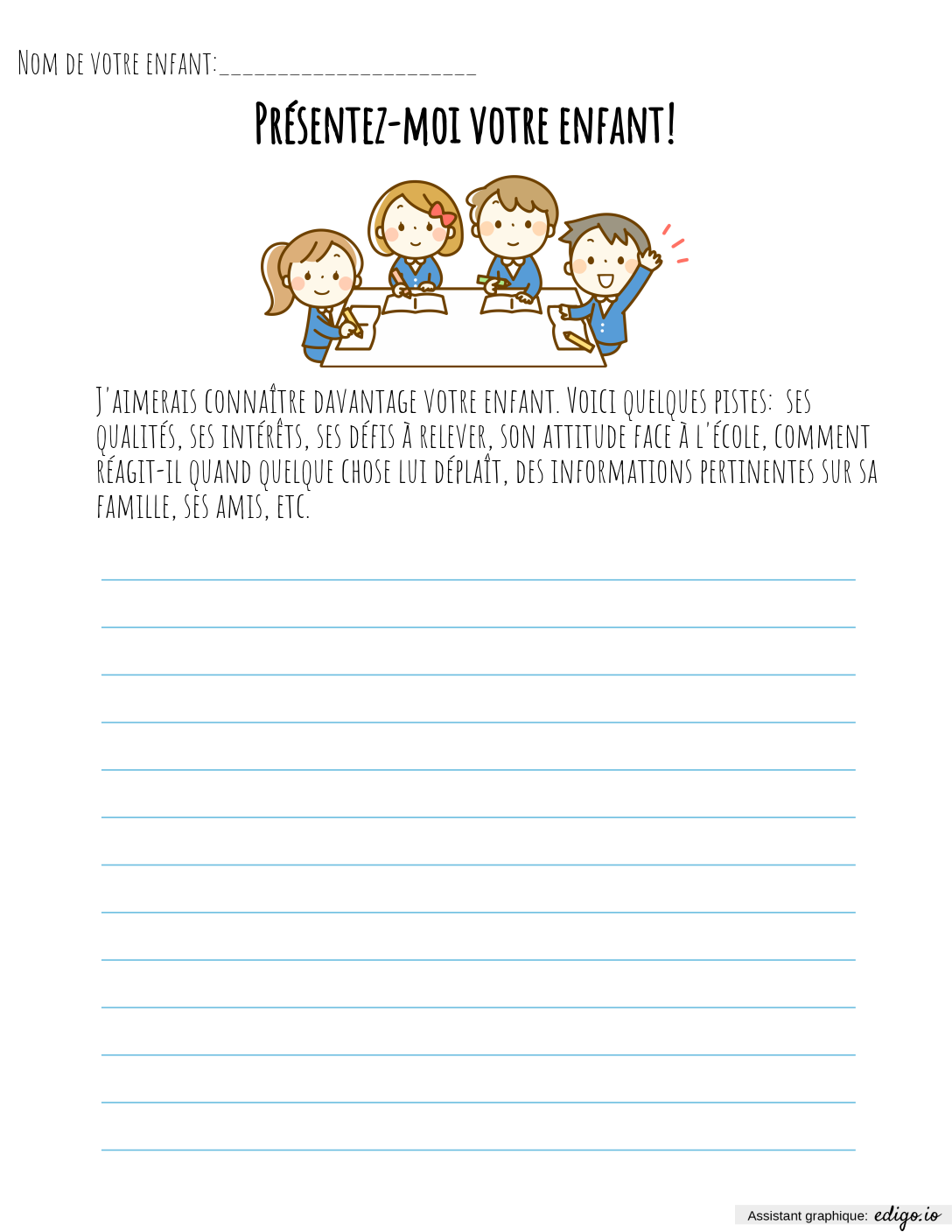 Rencontre de parents, 5e à 1re, 6e année, CM2, CM1, CE2, CE1, CP, MS et ...